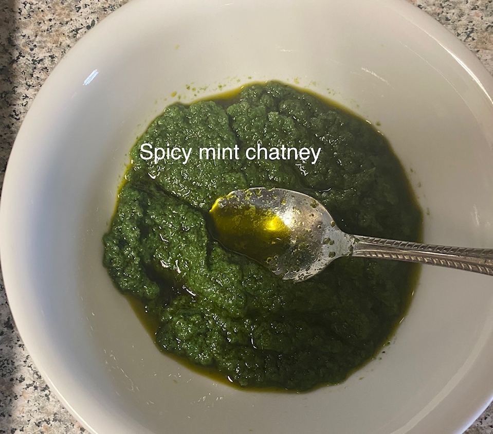 Tricolor Chatney Sandwich