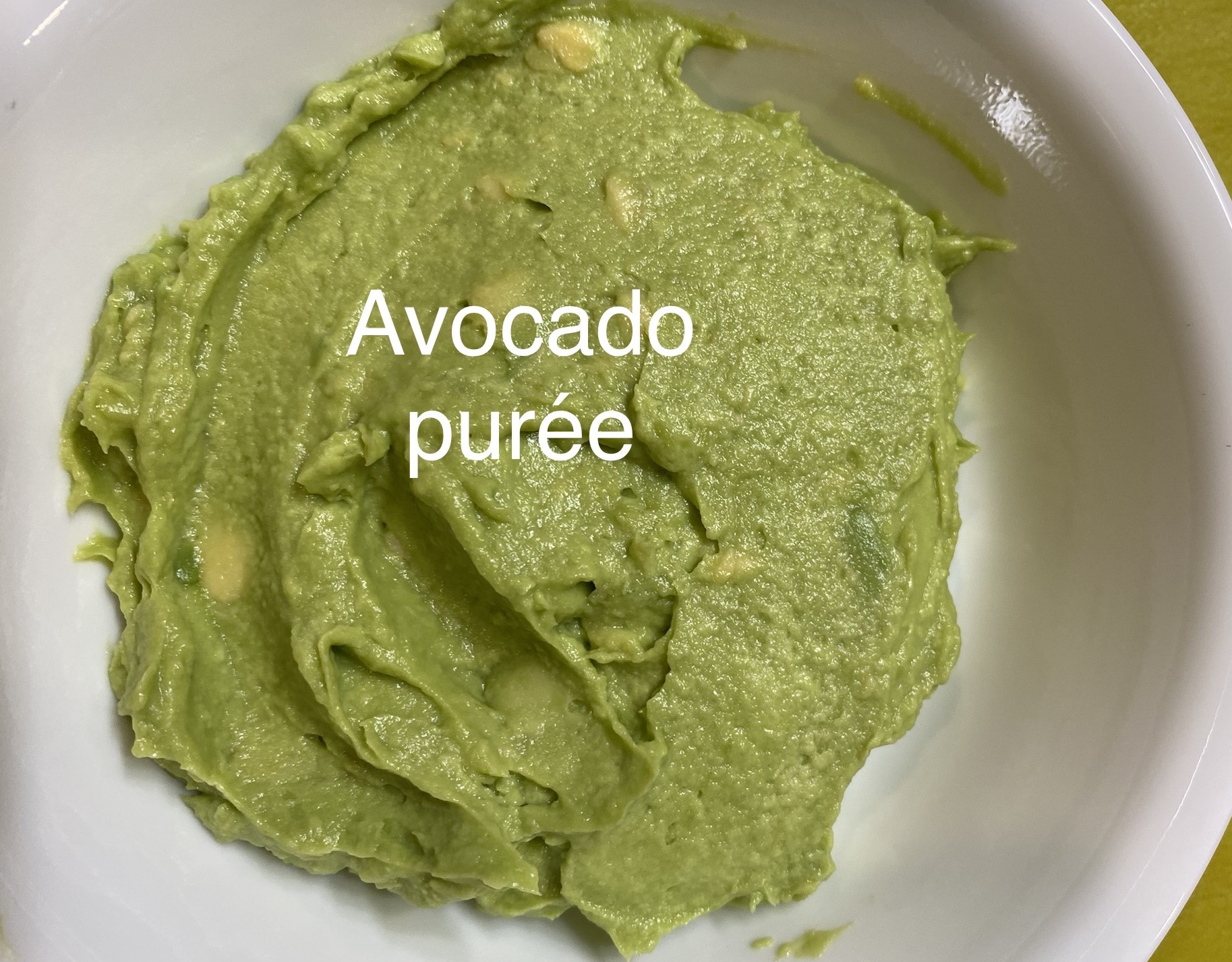 Avocado Mousse Ice Cubes