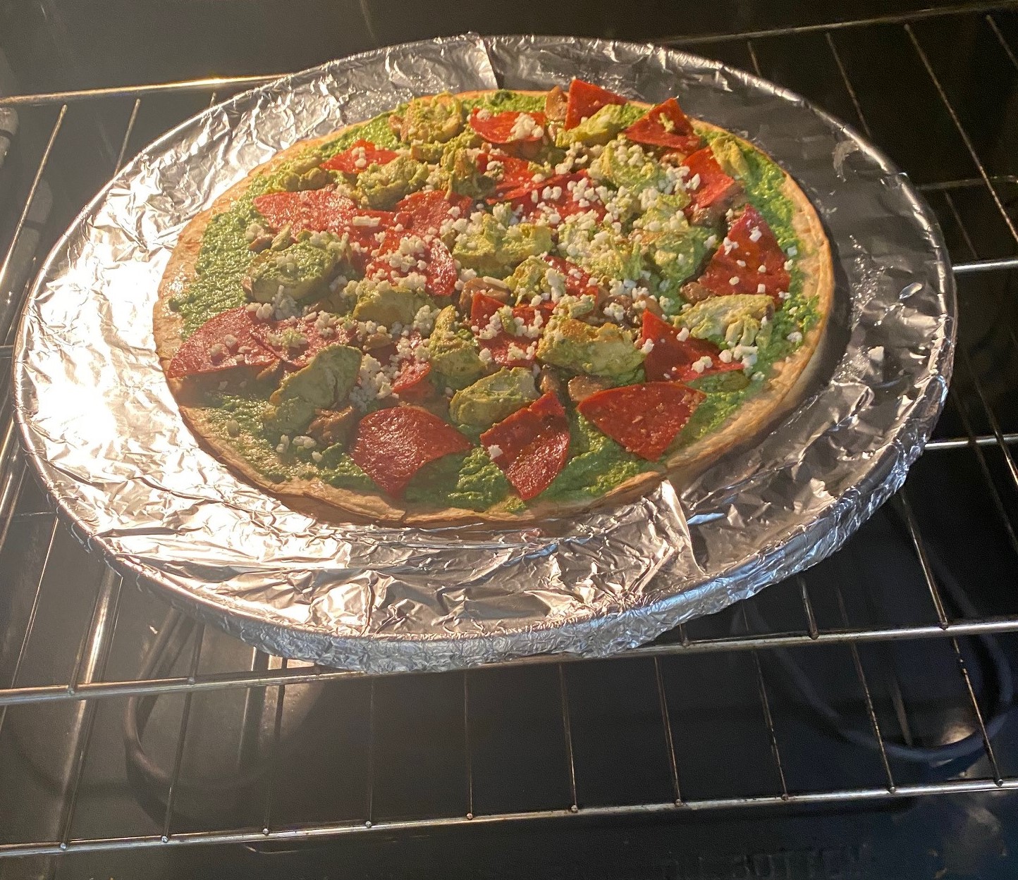Basil Pesto Pizza