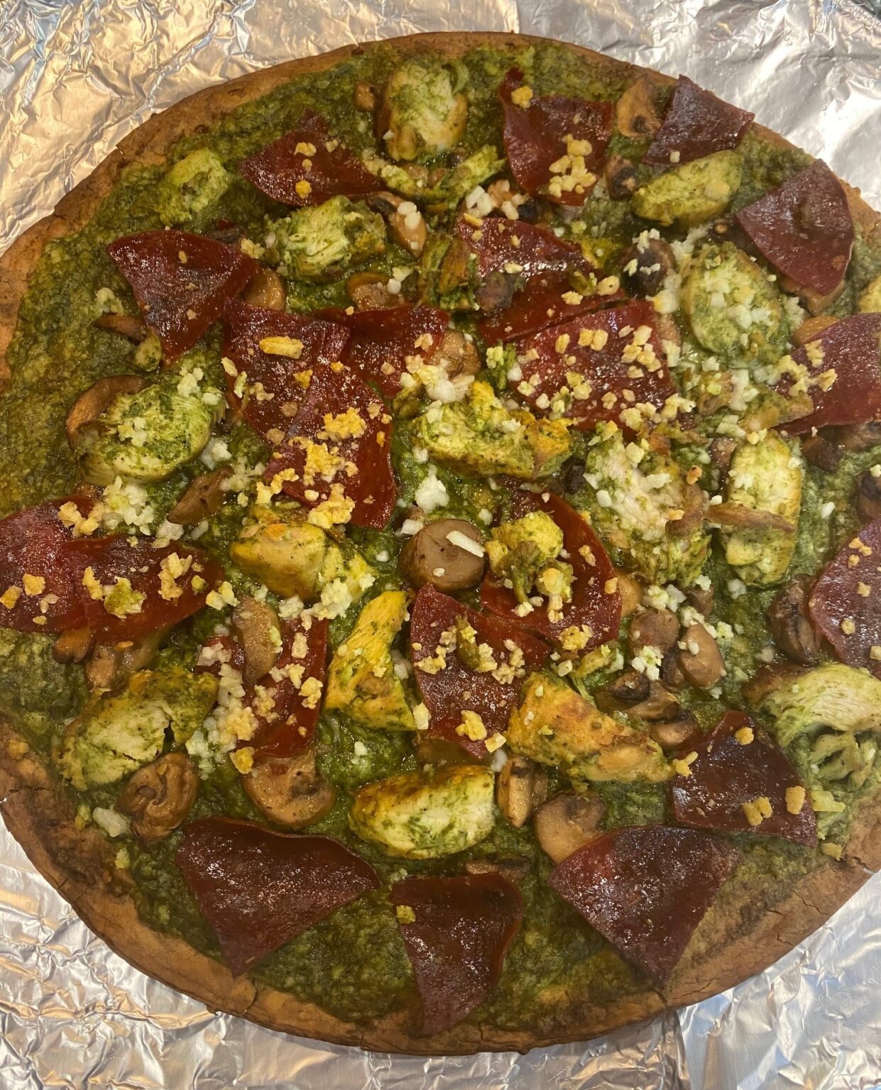 Basil Pesto Pizza