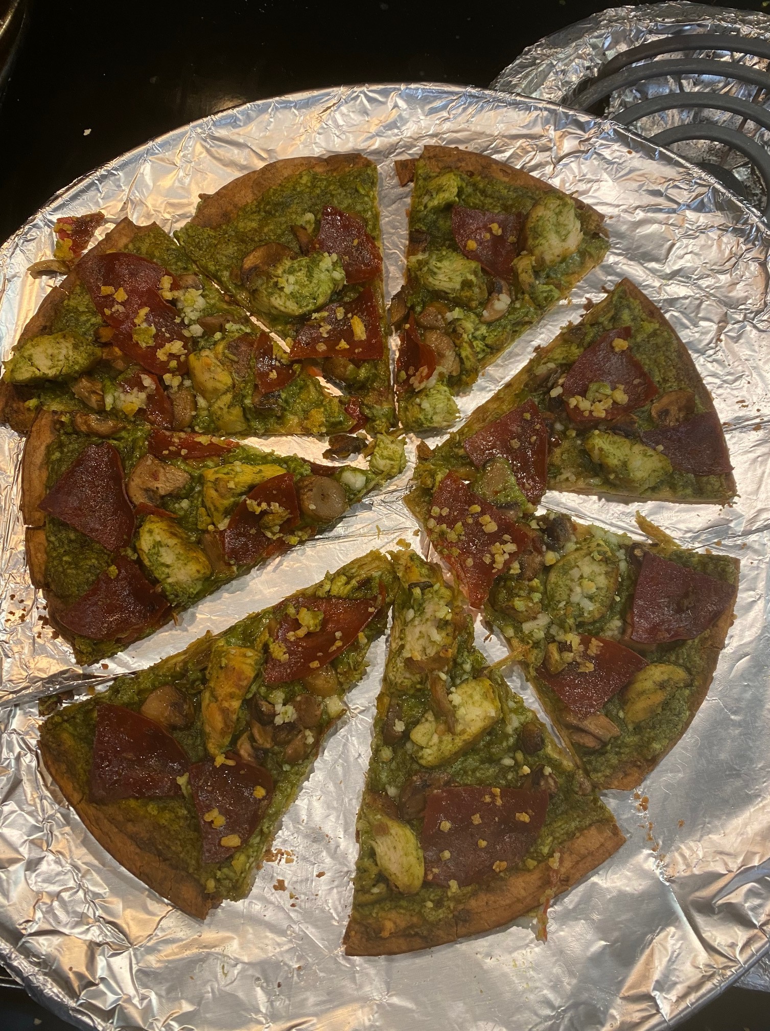 Basil Pesto Pizza